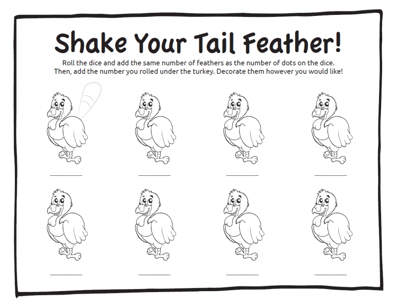 The Shake your Tail Feathers | Coloring Page - Play with a Purpose Blog