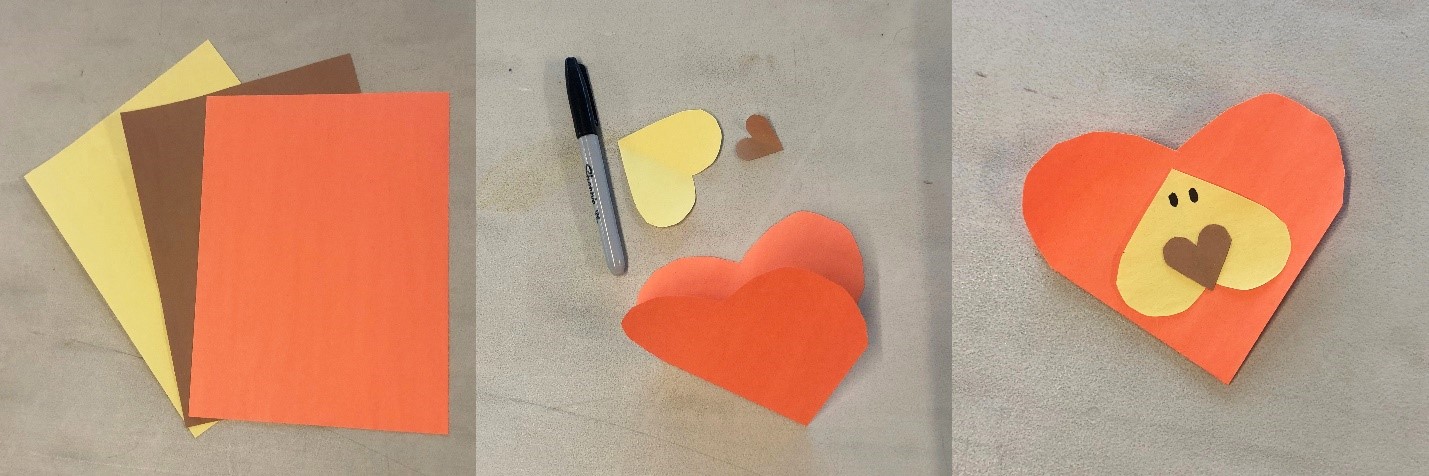 Animal Heart Valentine's Day Card - Play with a Purpose Blog